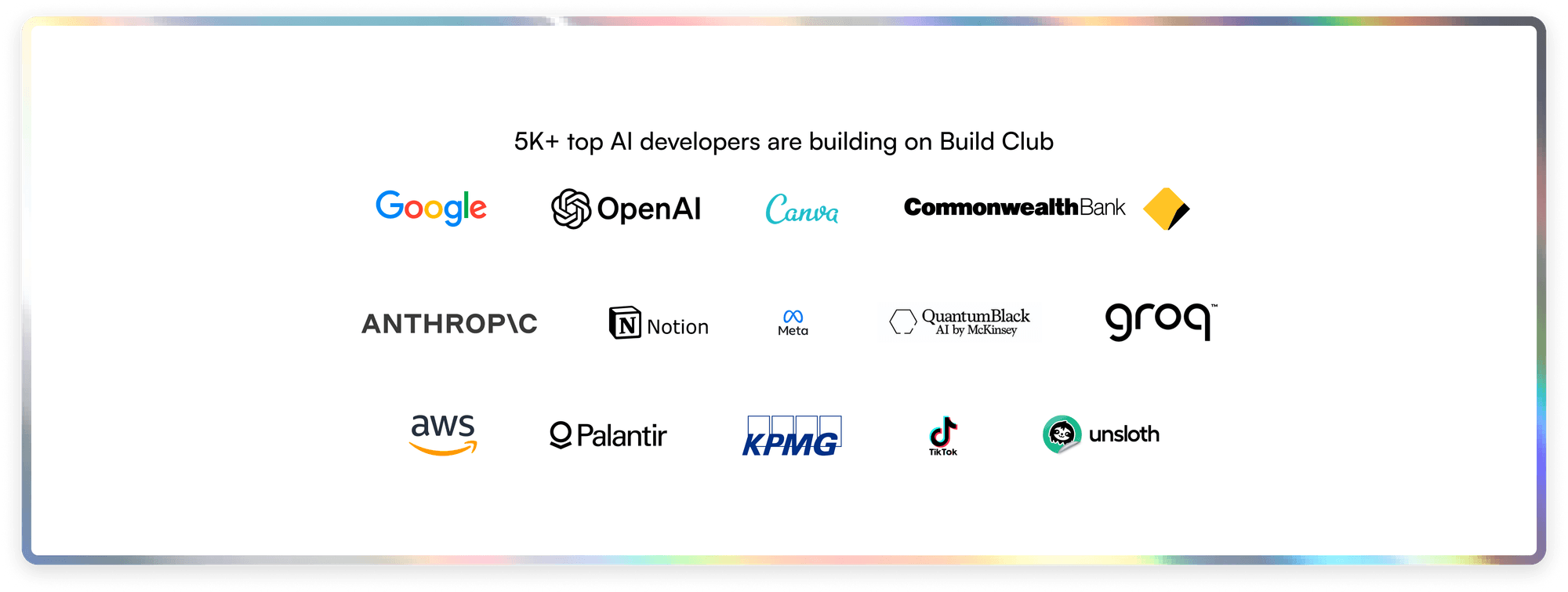 Build Club | The training campus for top Al learners, experts, builders